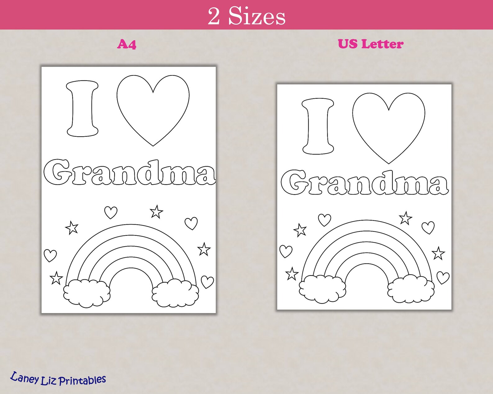 Printable Mother's Day Coloring Pages for Grandma| Mother's Day ...