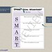 SMART Goal Worksheet - Pastel | Goal Setting Activity | Printable Goal ...