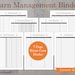 Horse Barn Management Printable Bundle, Barn Expense Tracker, Equine ...