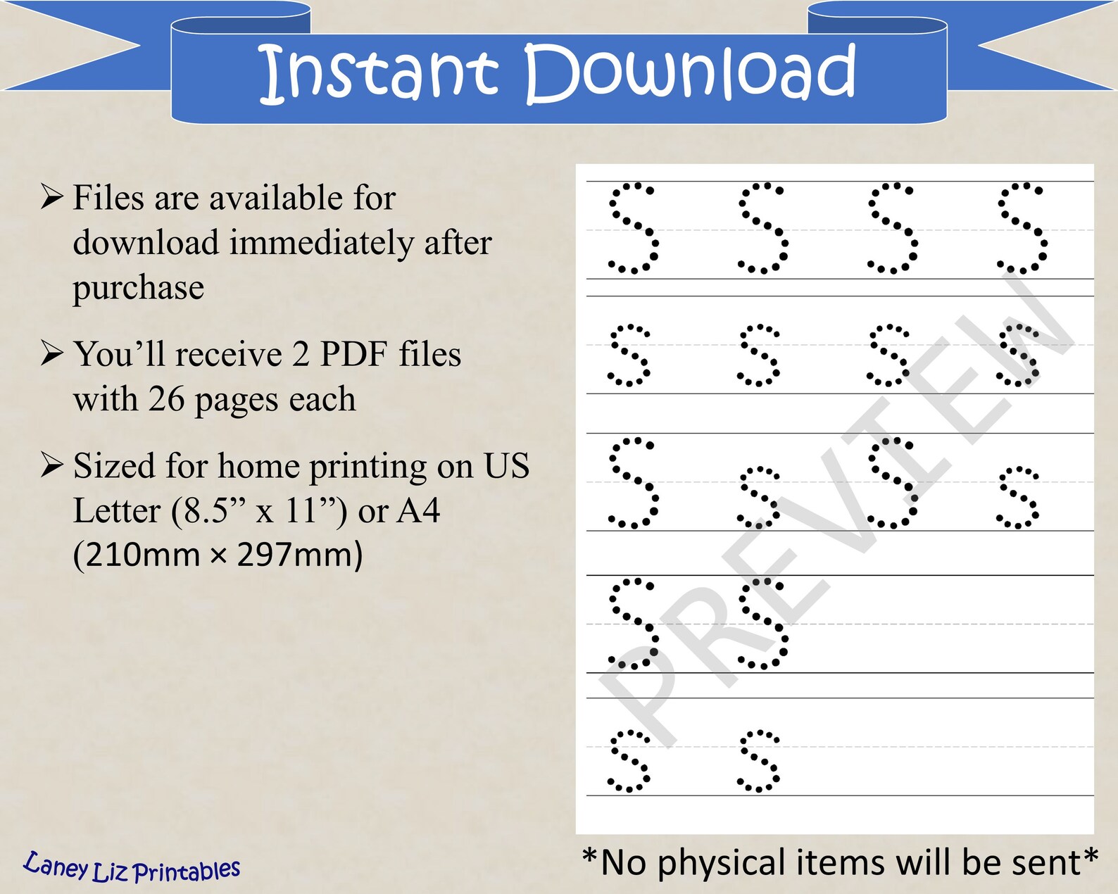 Pre-k Worksheet Letter Tracing Printable Alphabet Tracing - Etsy