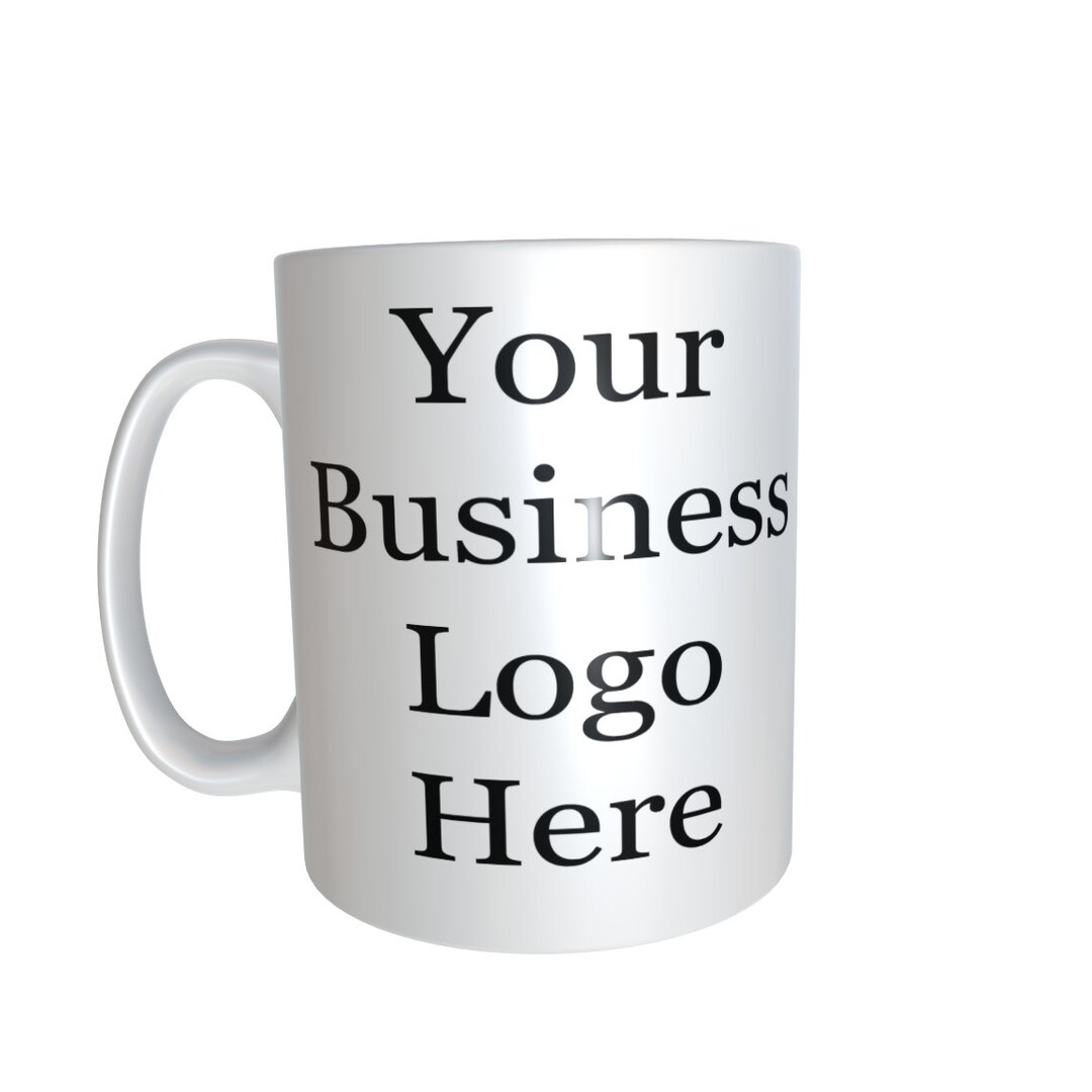 Create Your Own Business Mug by Adding Your Own Image or Text ...