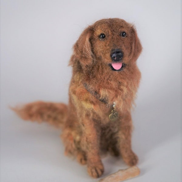 Felt Golden Retriever - Etsy