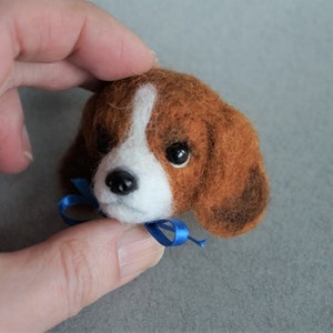 Needle Felting Tutorial: PDF Pattern How to Needle Felt a Dog Portrait ...