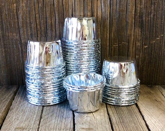 50 Gold Foil Snack Cups, Candy Cups, Nut Cups, Bulk Party Supply, Mini ...