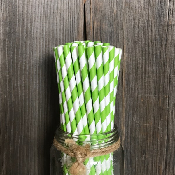 Lime Green Straw - Etsy