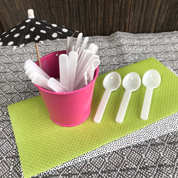 200 Pack Corn Starch Tasting Spoons Compostable - Etsy