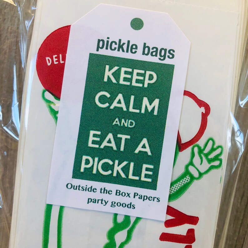 Paper Pickle Sacks Chilly Dilly Sacks Carnival Supply Party - Etsy