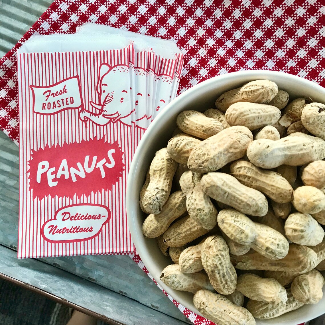 100 Pack Peanut Bags Carnival/circus/birthday Party Picnic - Etsy