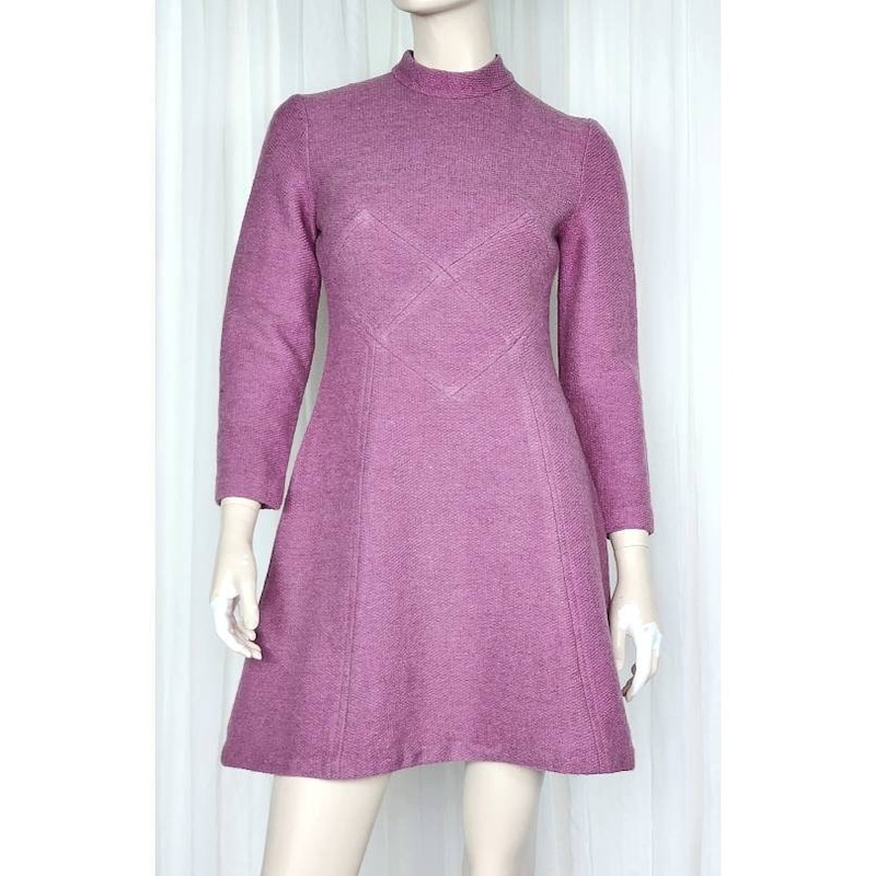 60s Mod Mini Dress - Etsy