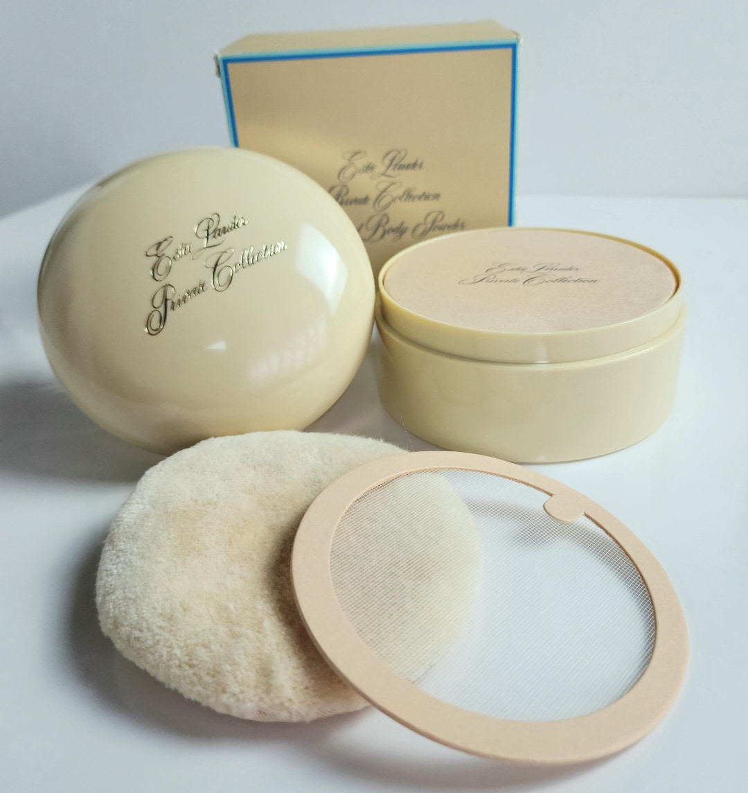 Vtg Estée Lauder Private Collection Perfumed Body Powder 4.25oz/125g ...
