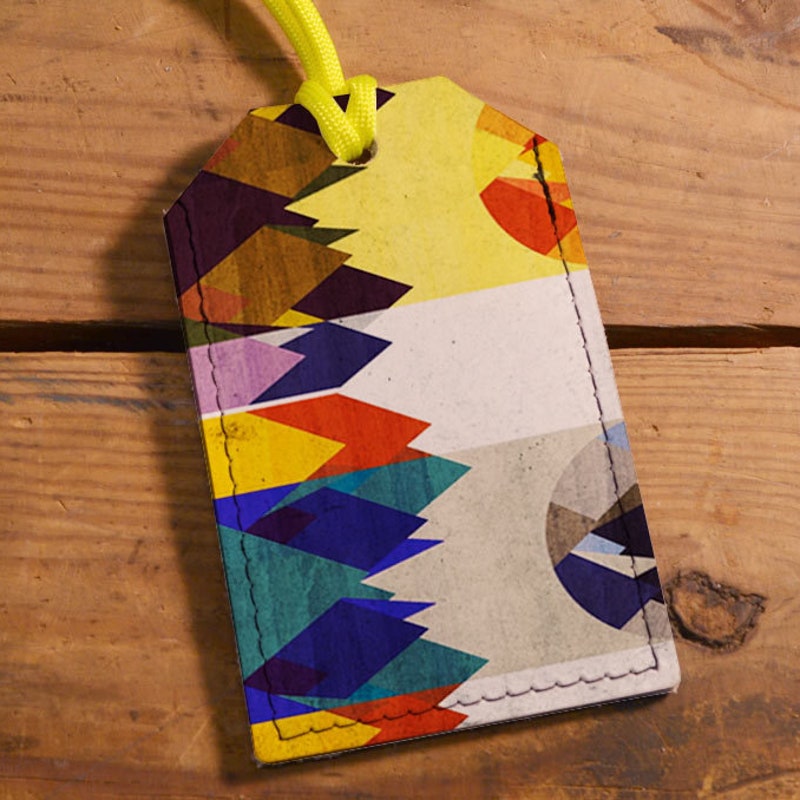 Leather Luggage Tag - Etsy