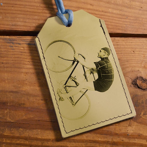 Leather Luggage Tag - Etsy