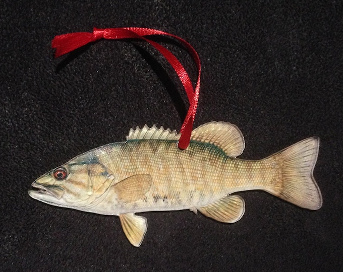 SMALLMOUTH BASS Acrylic Christmas Fish Ornament Bass Fishing - Etsy
