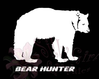 Bear Hunting Decal - Etsy