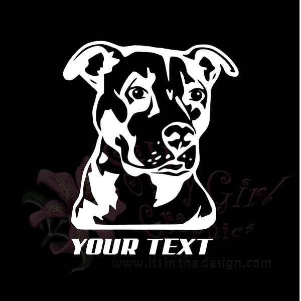 Pit Bull Decal - Etsy