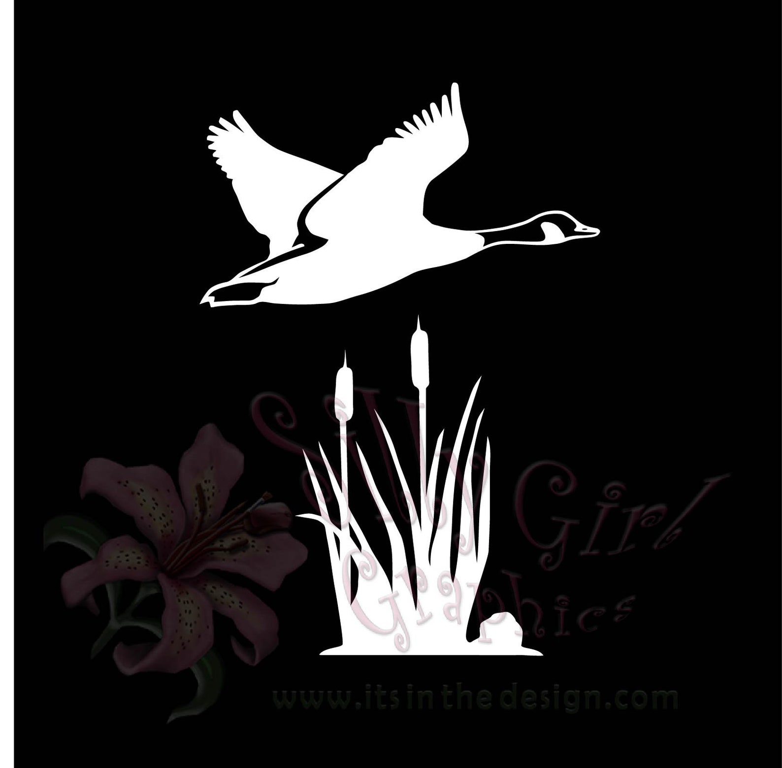 Decal FLYING GOOSE Waterfowl Goose Hunting Sticker... You - Etsy