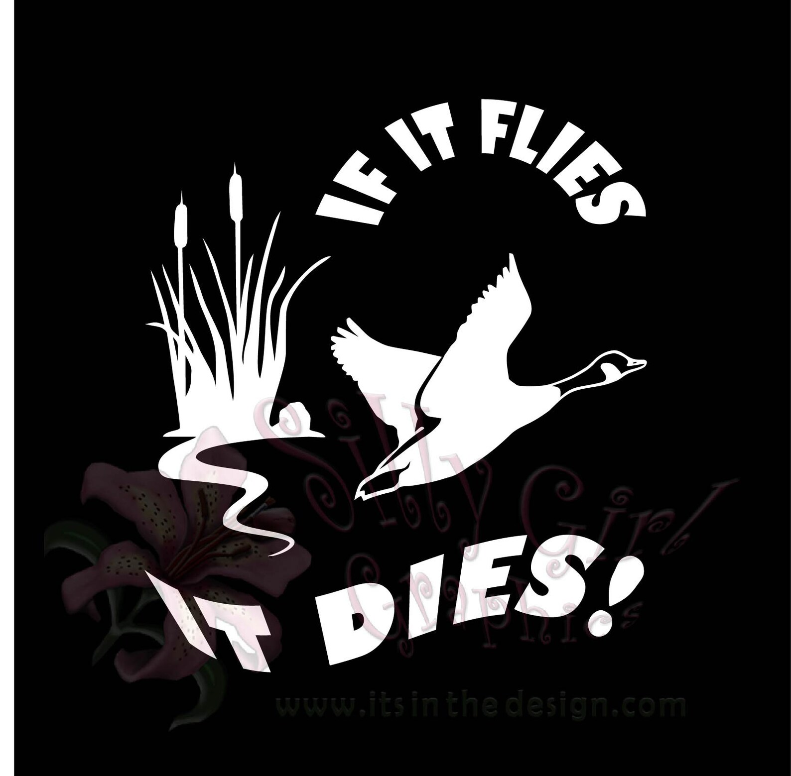 Decal FLYING GOOSE Waterfowl Goose Hunting Sticker... You - Etsy