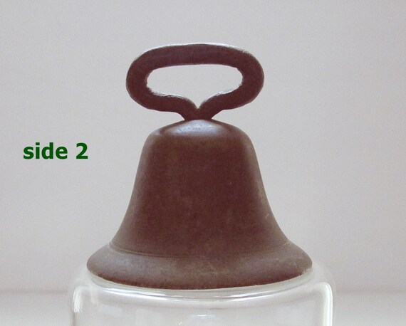 Cow or Farm Bell Iron Clapper Solid Brass Body. Possibly From | Etsy