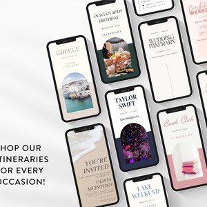 Spa Day Itinerary Template, Editable on Canva, Printable Editable ...