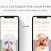 Spa Day Itinerary Template, Editable on Canva, Printable Editable ...