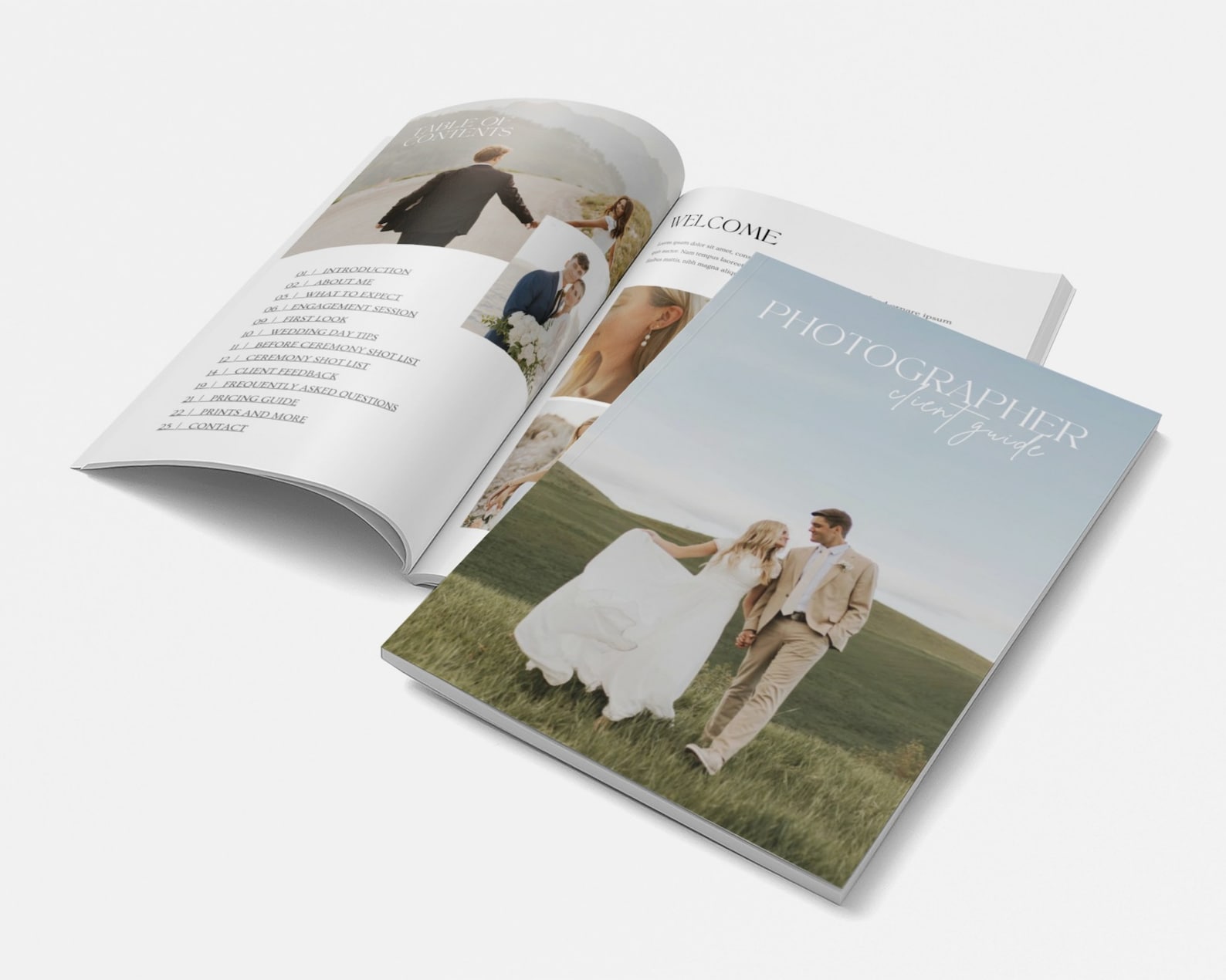Photographer Client Guide Magazine Pricing Template, Edit on Canva ...