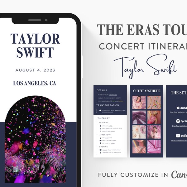 Eras Tour Canva - Etsy