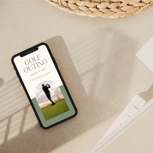 Golf Outing Itinerary Template, Editable on Canva, Printable Editable ...