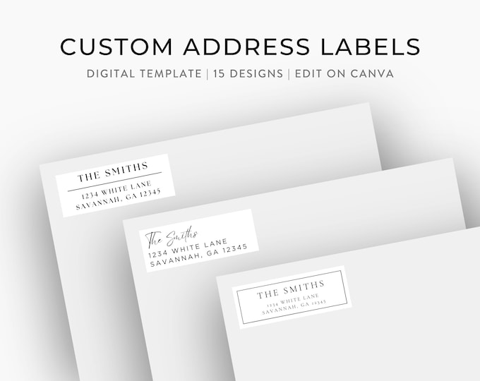 Christmas Address Labels | Printable Address Labels | Address Label ...