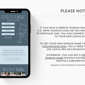 Canva Link in Bio Template for Event Planners, Public Relations, Event ...