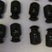 Plastic Black Cord Locks Stoppers Toggles End - Etsy