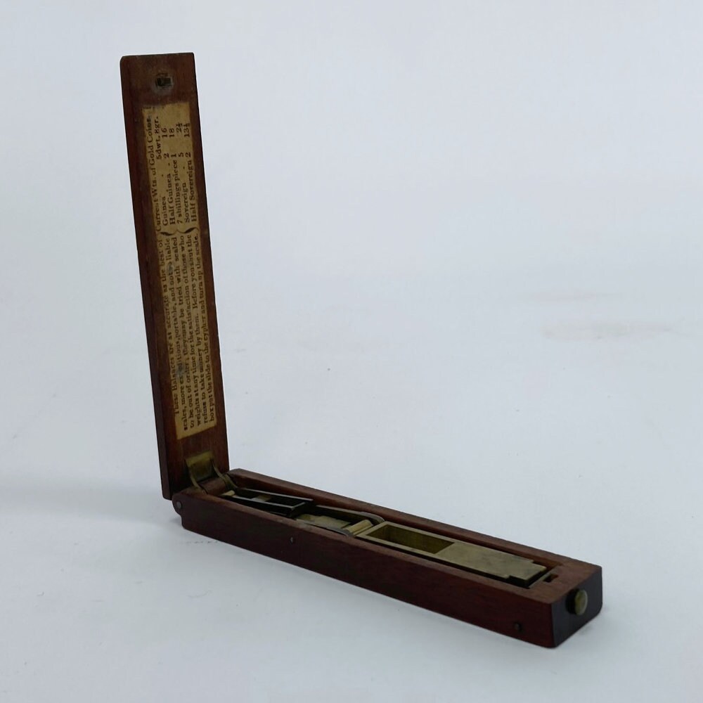 Regency Double Turn Folding Gold Balance by Stephen Houghton & - Etsy