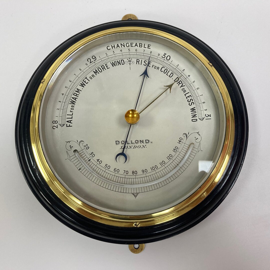 Victorian Ebonised Aneroid Wall Barometer by Dollond of London - Etsy
