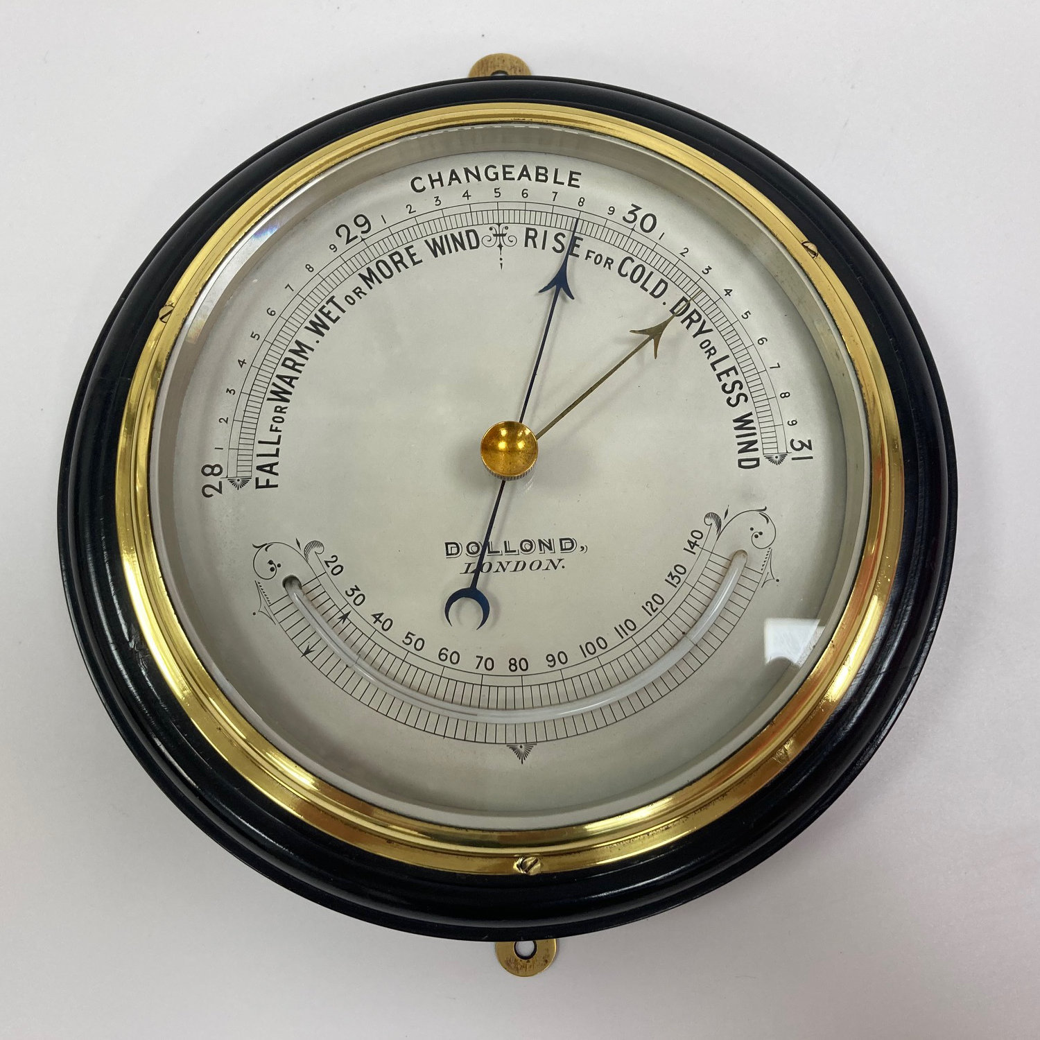 Victorian Ebonised Aneroid Wall Barometer by Dollond of London - Etsy