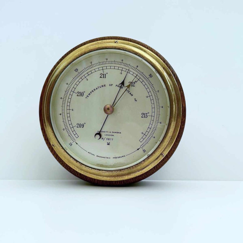 Rare Hypsometer Aneroid Barometer by Negretti & Zambra - Etsy