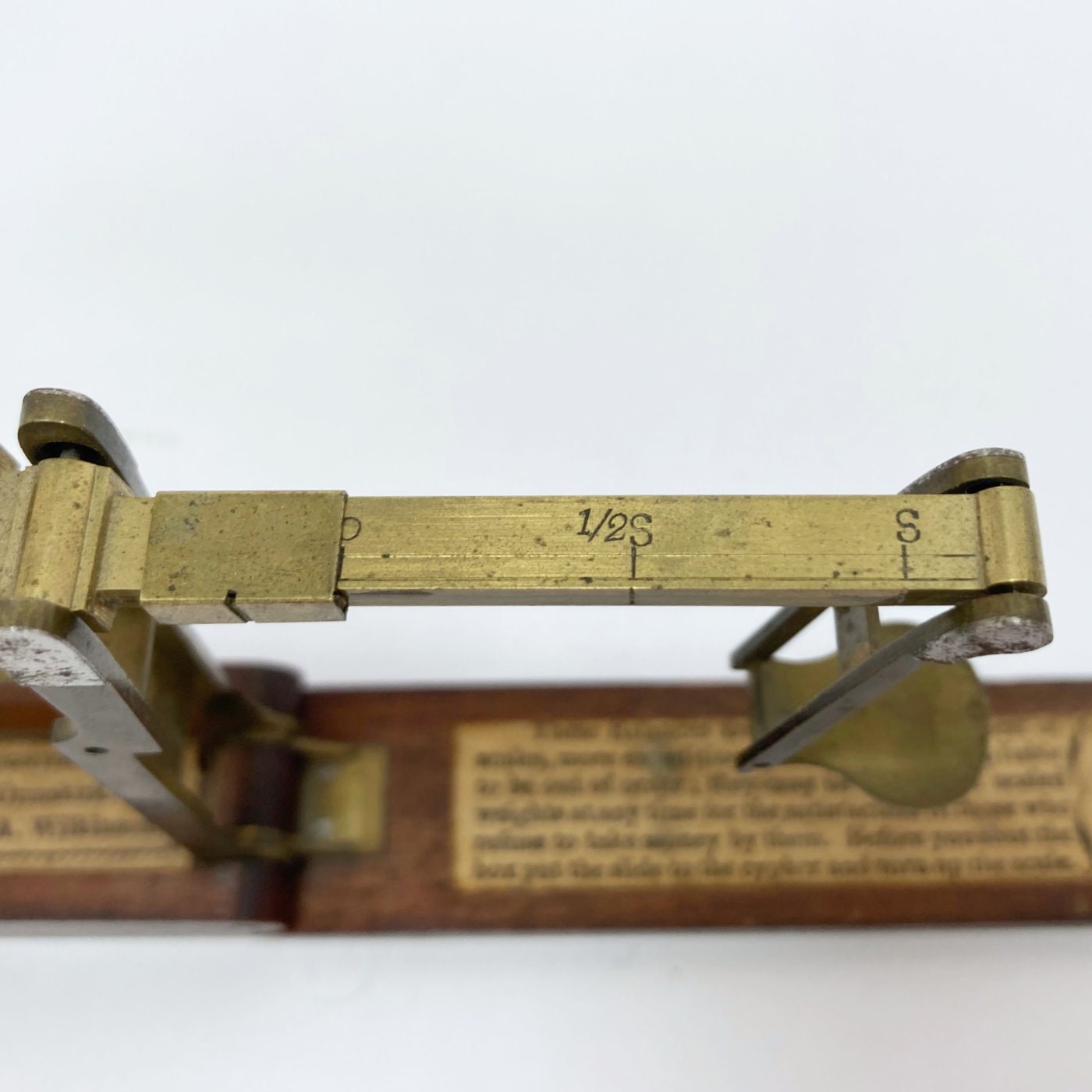 Regency Double Turn Folding Gold Balance by Stephen Houghton & - Etsy