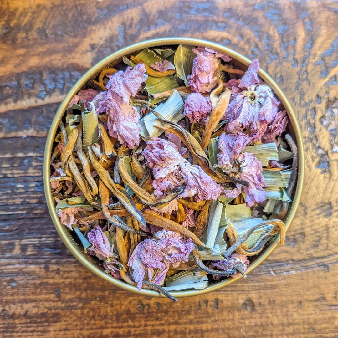Saint Sakura Tea Blend ⦁divine Clarity ⦁sakura Flowers ⦁hand Picked ...