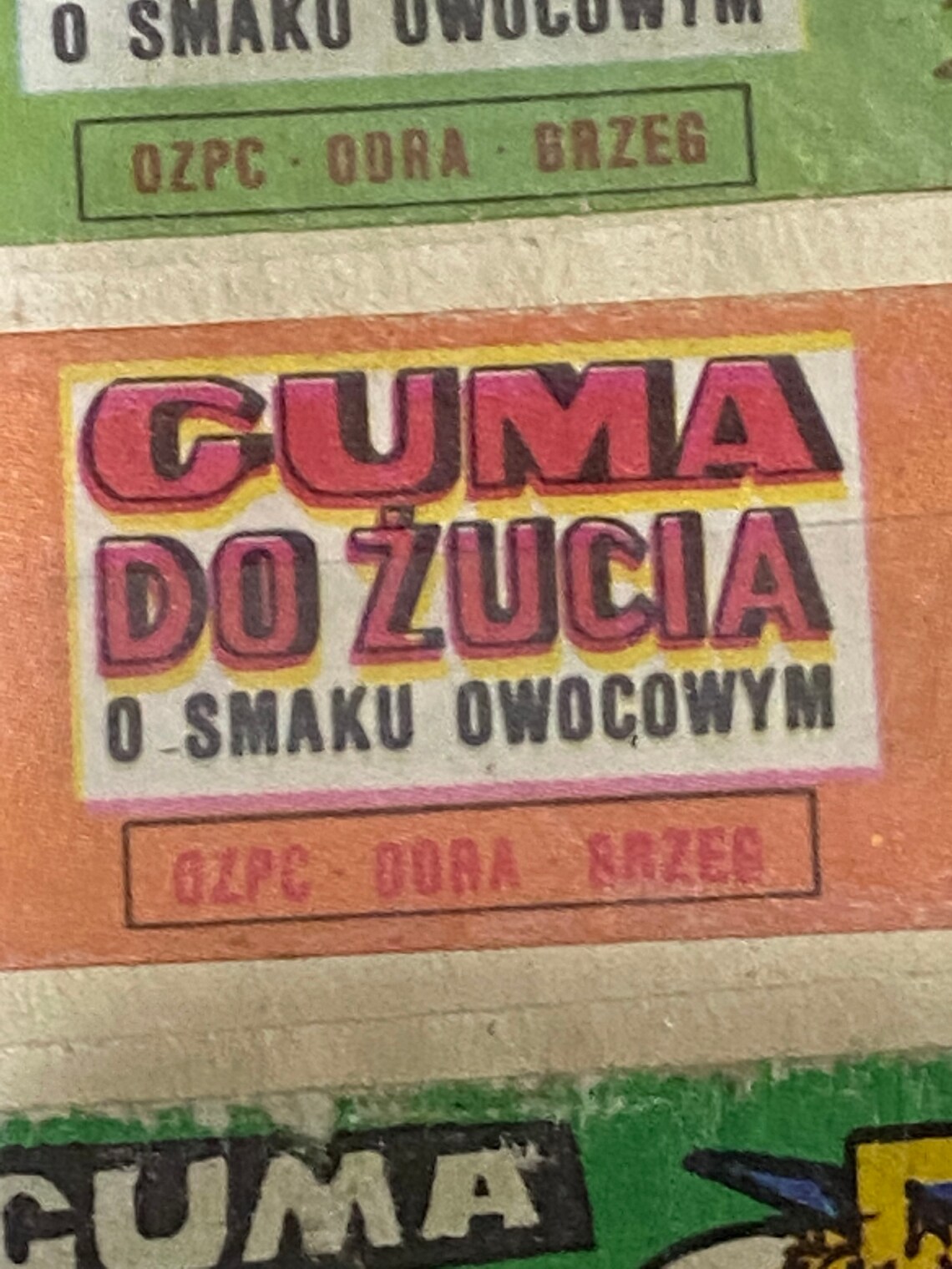 Vintage Paper Chewing Gum Labels Label Collage Polish Gum - Etsy