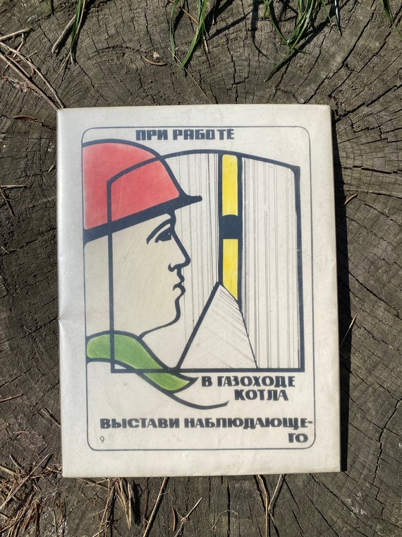 Original Vintage Safety Poster Safety at the Factory | Etsy