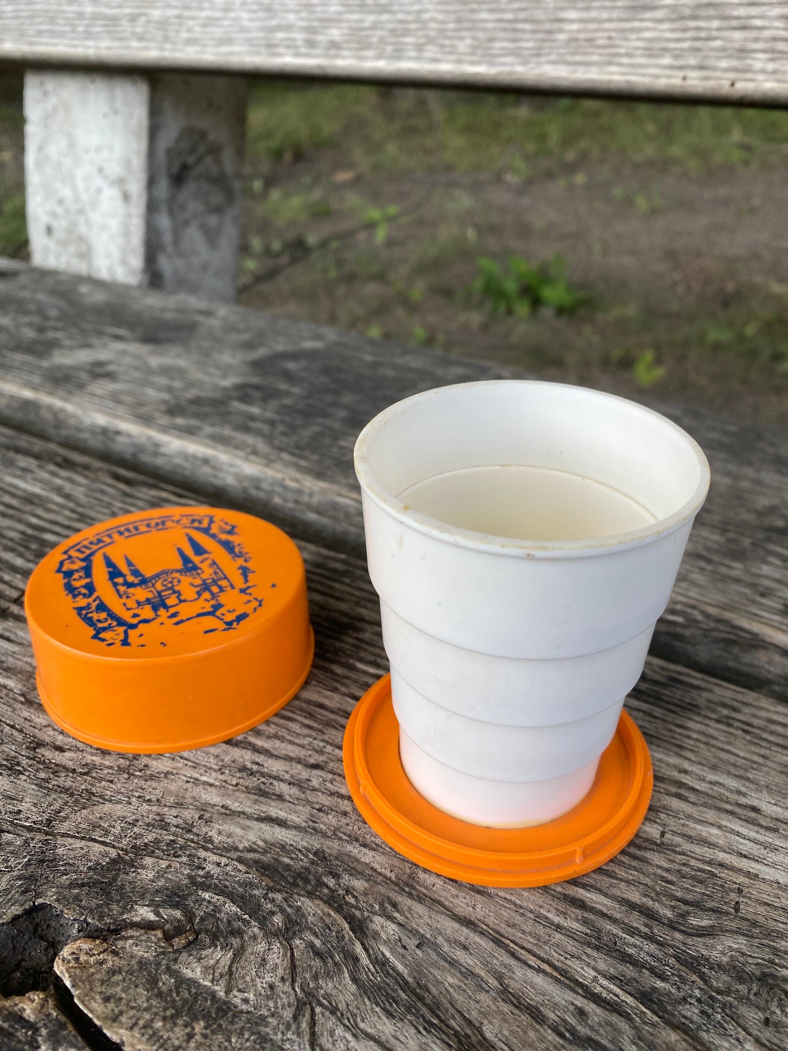 Vintage Folding Plastic Cup Soviet Era USSR Soda Cup Pocket - Etsy