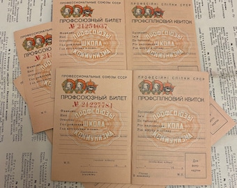 Soviet Blank Forms - Etsy