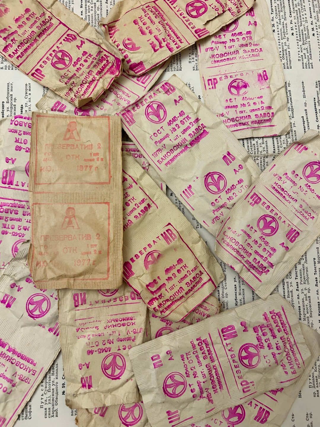 Vintage Condoms Soviet Era Born in 1978 1977 - Etsy