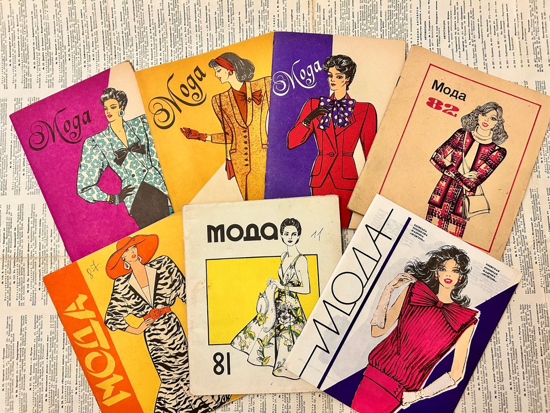 Fashion of Russia 80s, Russian Fashion Magazine, Vintage Soviet Fashion ...