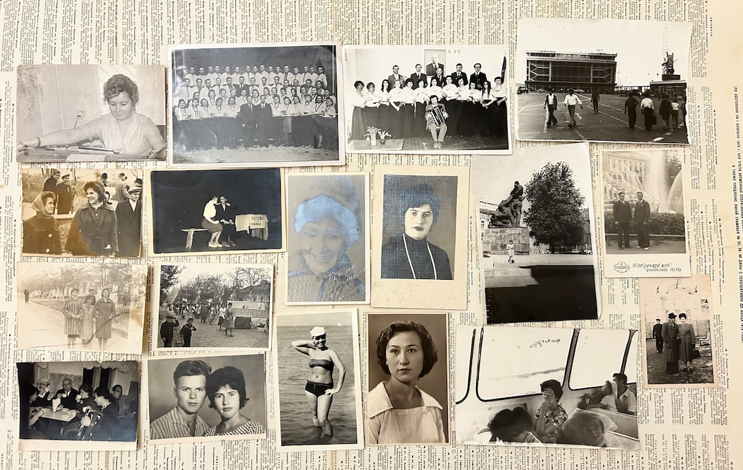 Old Soviet Photo Soviet People Photos of a Feast 50s 80 S Eastern ...