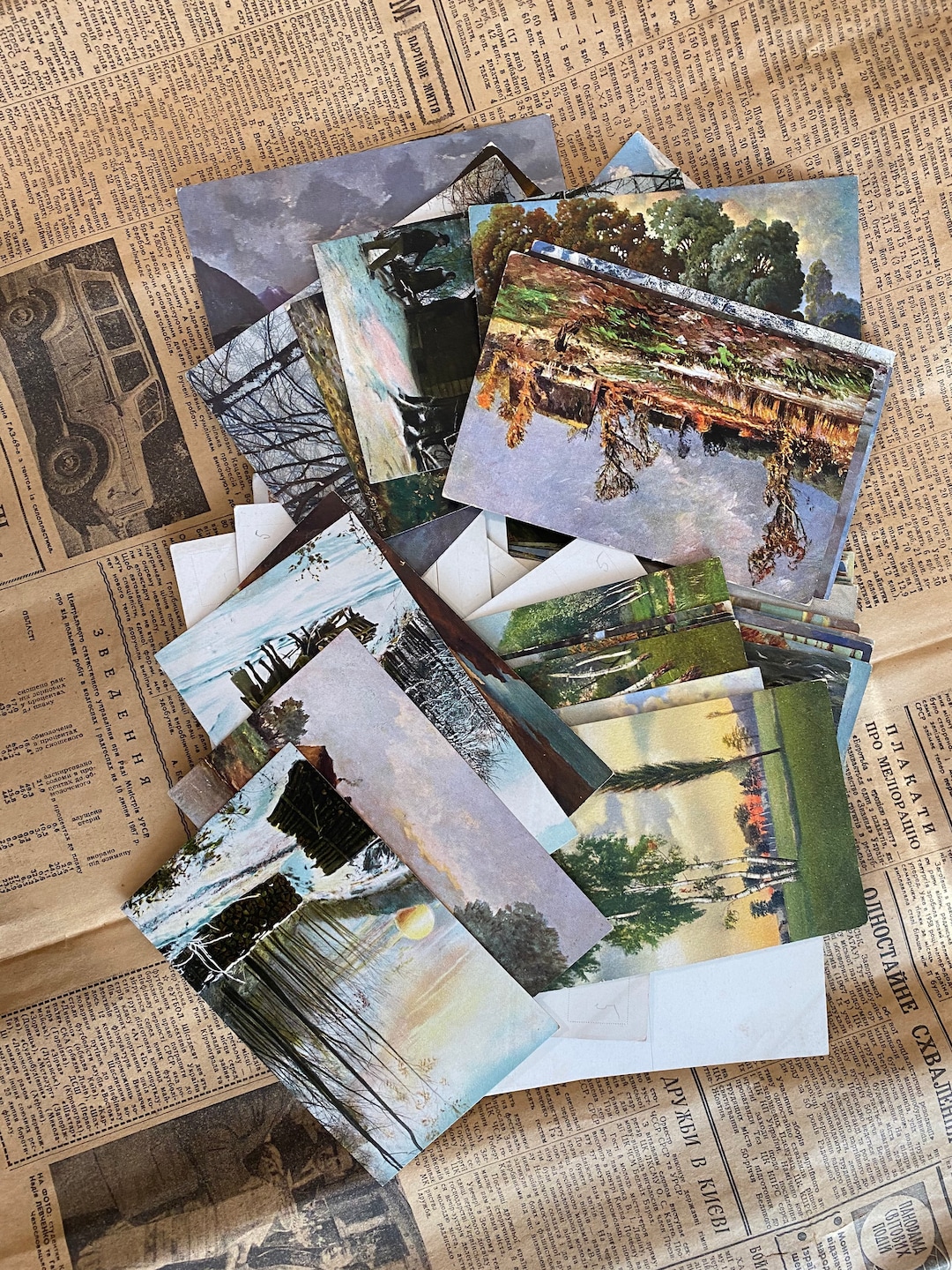 Antique Postcards , Vintage Postcards, Set of Postcards, 1910, Europe ...