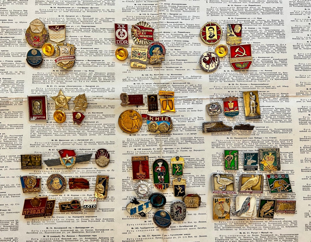 Communist Badges of the Soviet Era, the Soviet Union and the Communist ...