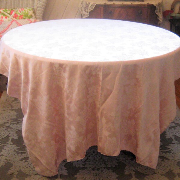 Pink Tablecloth - Etsy