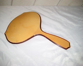Bakelite hand mirror | Etsy