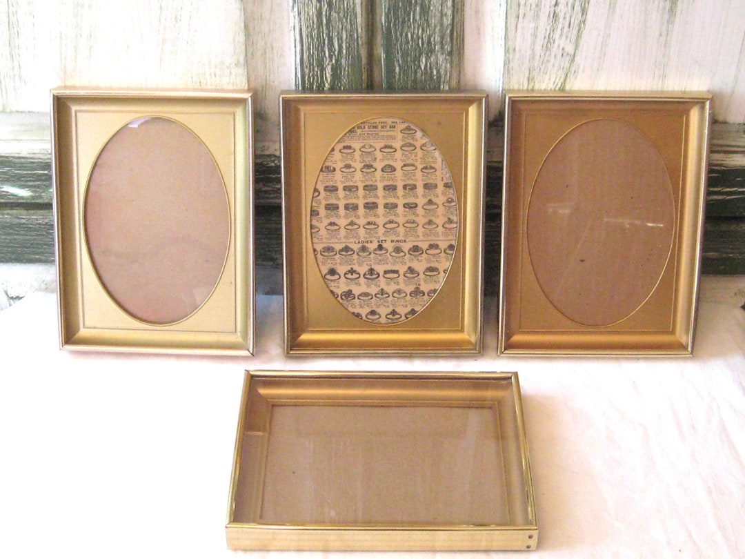 Vintage Brass Picture Frames, 5 X 7 Inches Table Top Frame Decorative ...