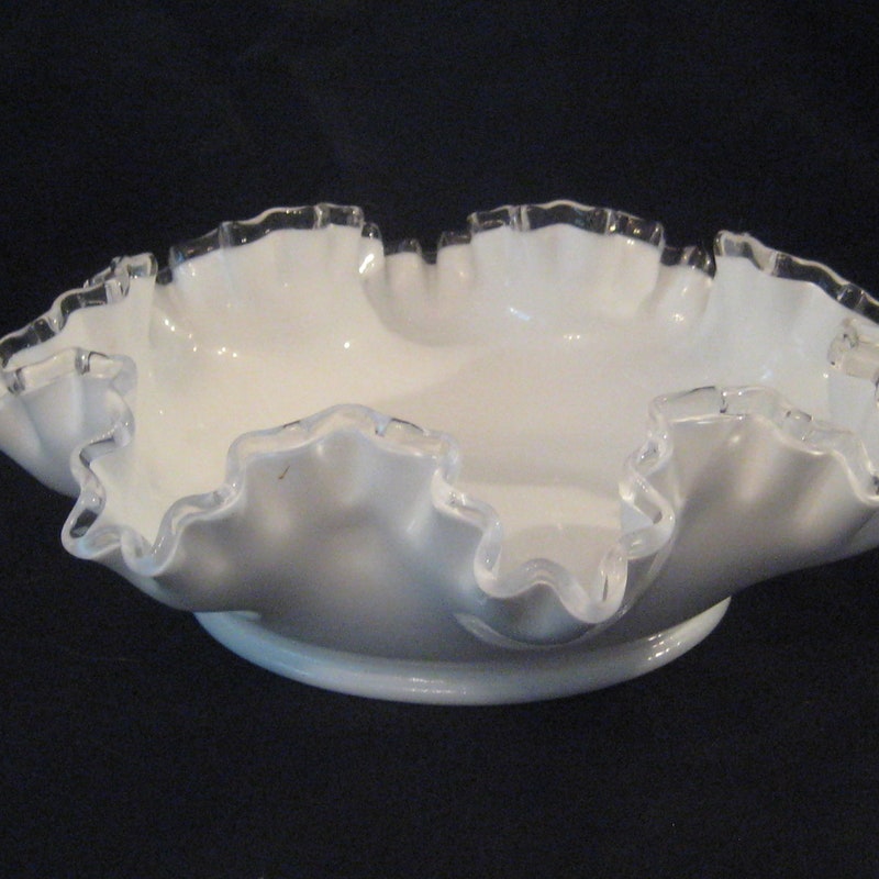 Large Milk Glass - Etsy