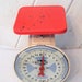 Antique Kitchen Scales Red Ivory Silver Polly Prim Food - Etsy